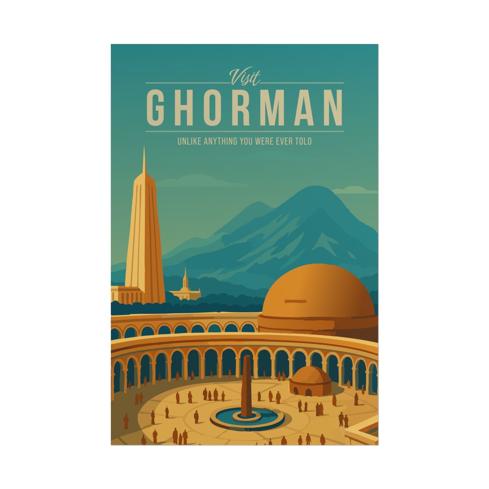 Ghorman Travel Poster – Creative Madness