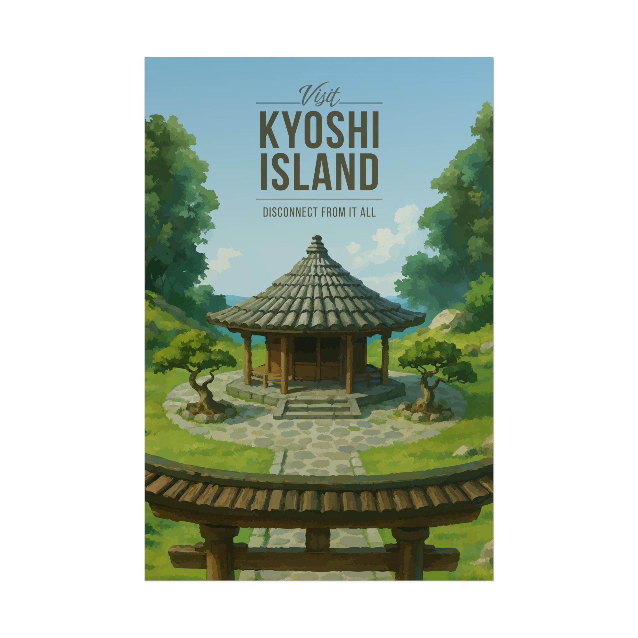 Kyoshi Island Travel Poster – Creative Madness