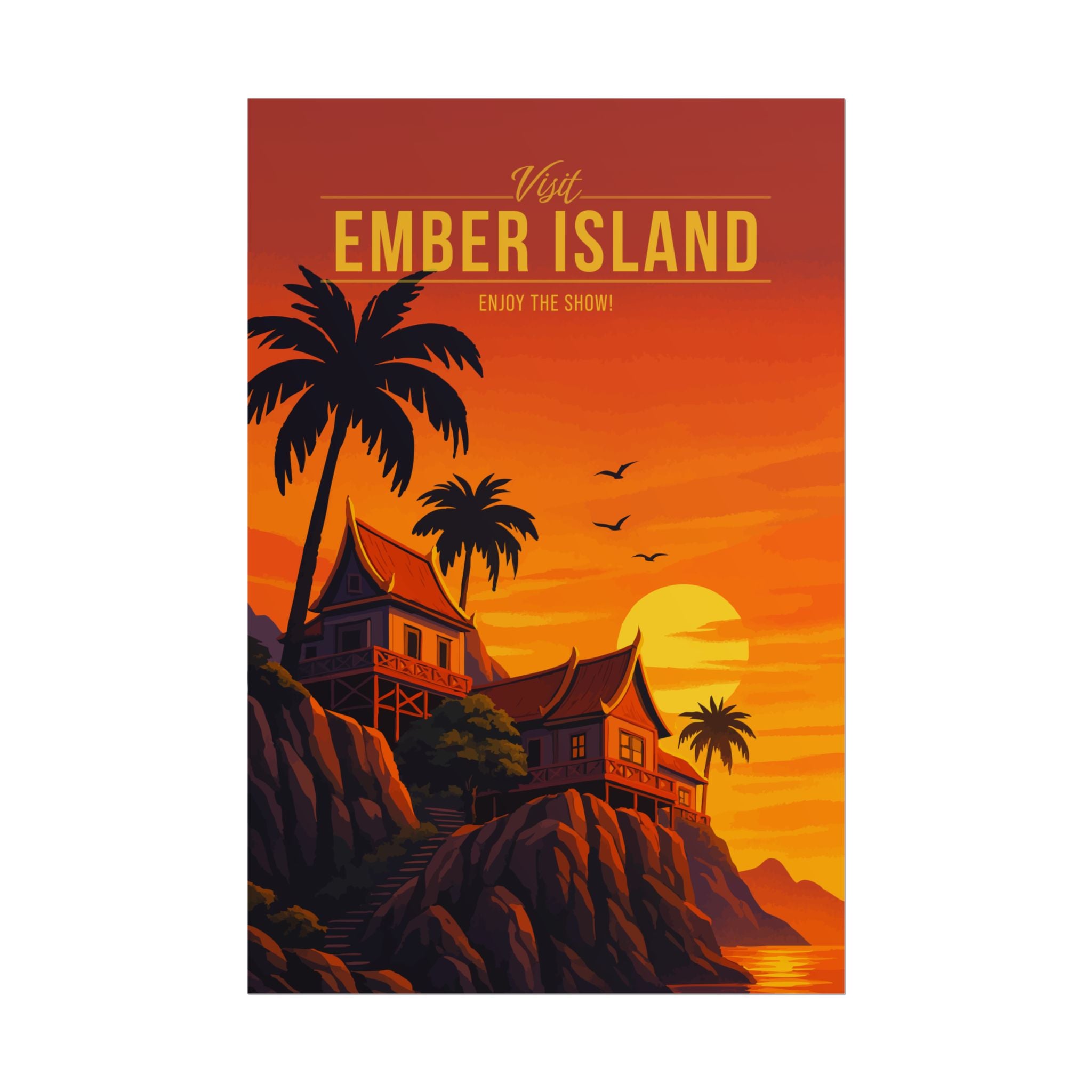 Ember Island Travel Poster – Creative Madness