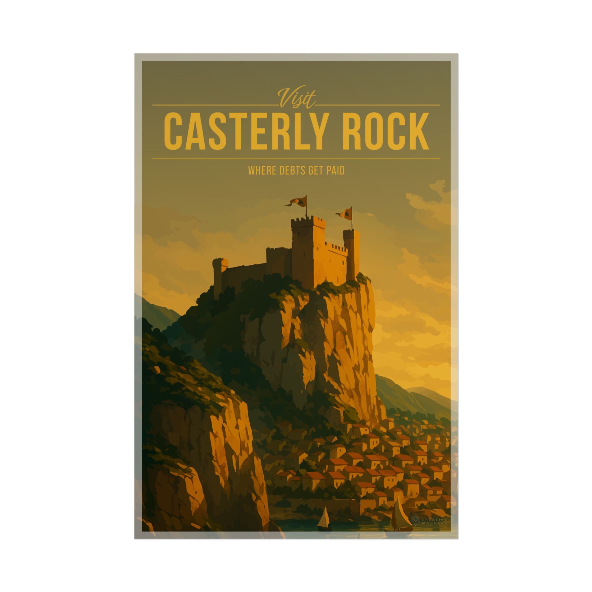 Casterly Rock Travel Poster – Creative Madness